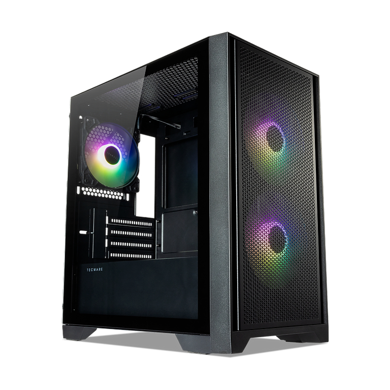 [MATX] TECWARE NEO / EDGE M2 TG ARGB BLACK / WHITE / NON-ARGB / STEEL MATX COMPACT DESKTOP ...