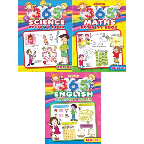 365 Maths/Science/English Activity Book/Activity Books Pack (Dreamland ...