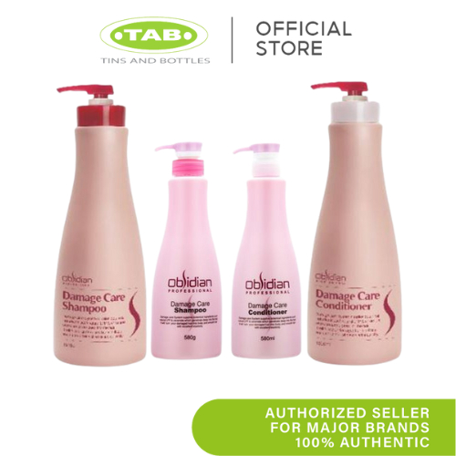 OBSIDIAN Professional Damage Care Shampoo & Conditioner 580ml1500ml ...