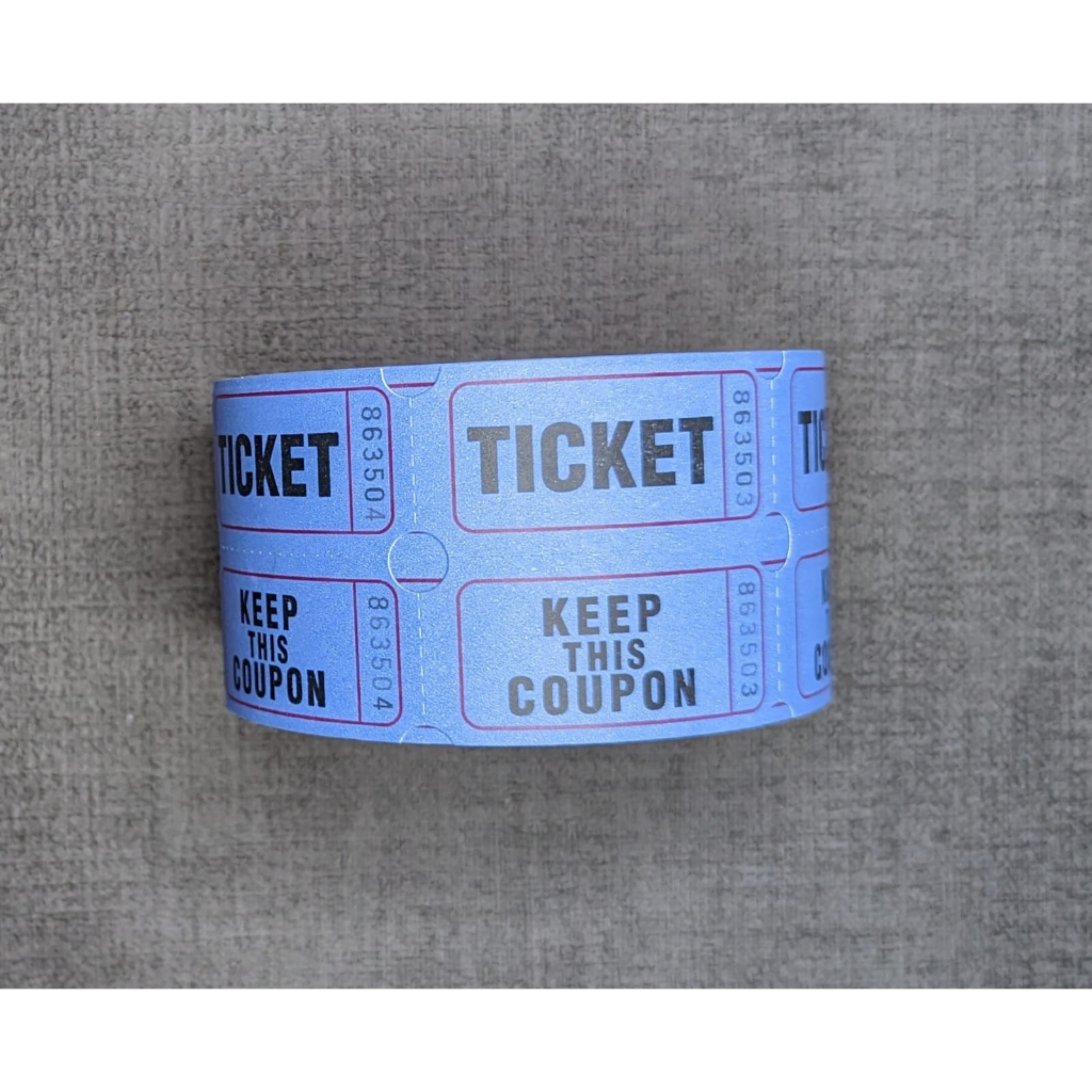 [SG SELLER] Raffle Tickets 500pcs per Roll 50/50 for Party, Lucky Draw ...