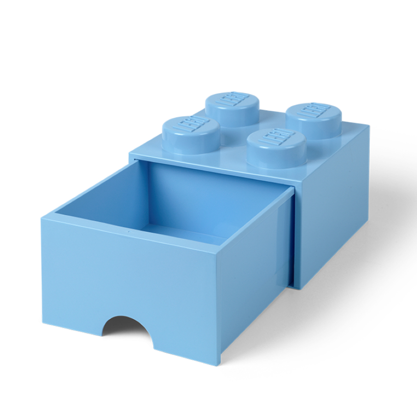 LEGO Storage Brick Drawer 4 Knobs Blue | Shopee Singapore