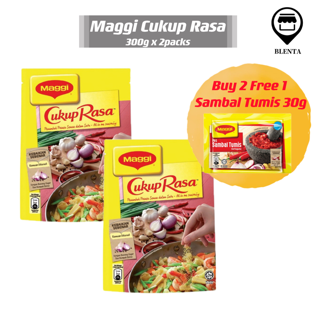 [Bundle of 2]Maggi Cukup Rasa All in one Seasoning 100g/300g/500g🔥SG ...