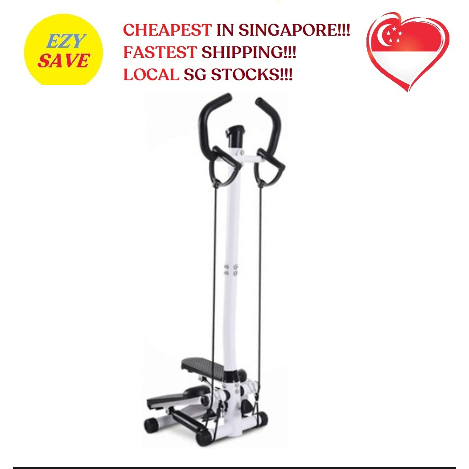 ⚡️EASY SAVE⚡ Mini-Stepper Swing Step Machine with Handle Bar and LCD ...