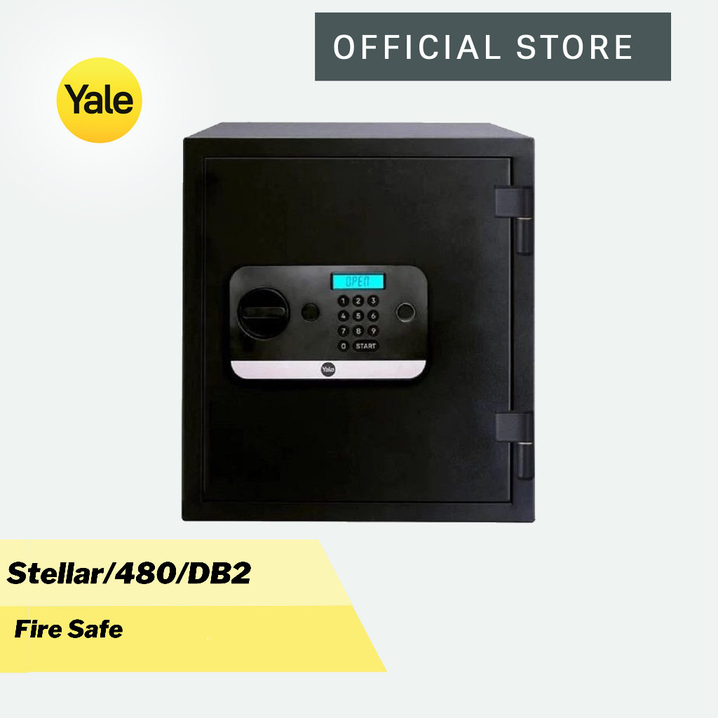 Yale Stellar 480/DB2 Fire Safe (Note: Dimension of Digital Panel and/or Knob ARE NOT INCLUDED in ...