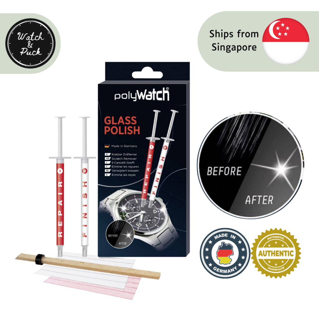 Polywatch Glass Polish Repair Kit, Remove Scratches, Restores Clarity ...