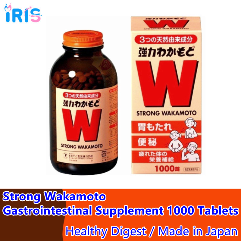Strong Wakamoto Gastrointestinal Supplement 300/1000 Tablets / Healthy ...