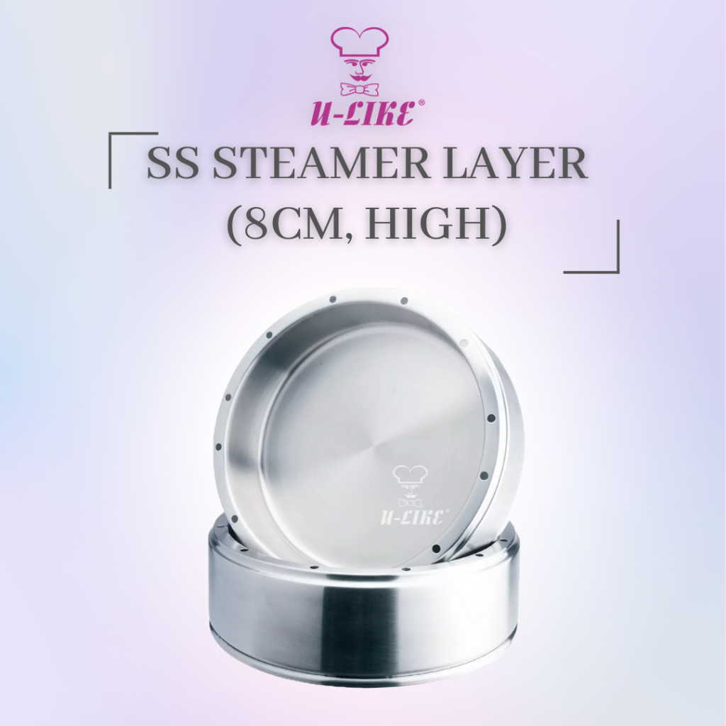 316(18-10) Stainless Steel Steamer Layer 8cm (High) | Shopee Singapore