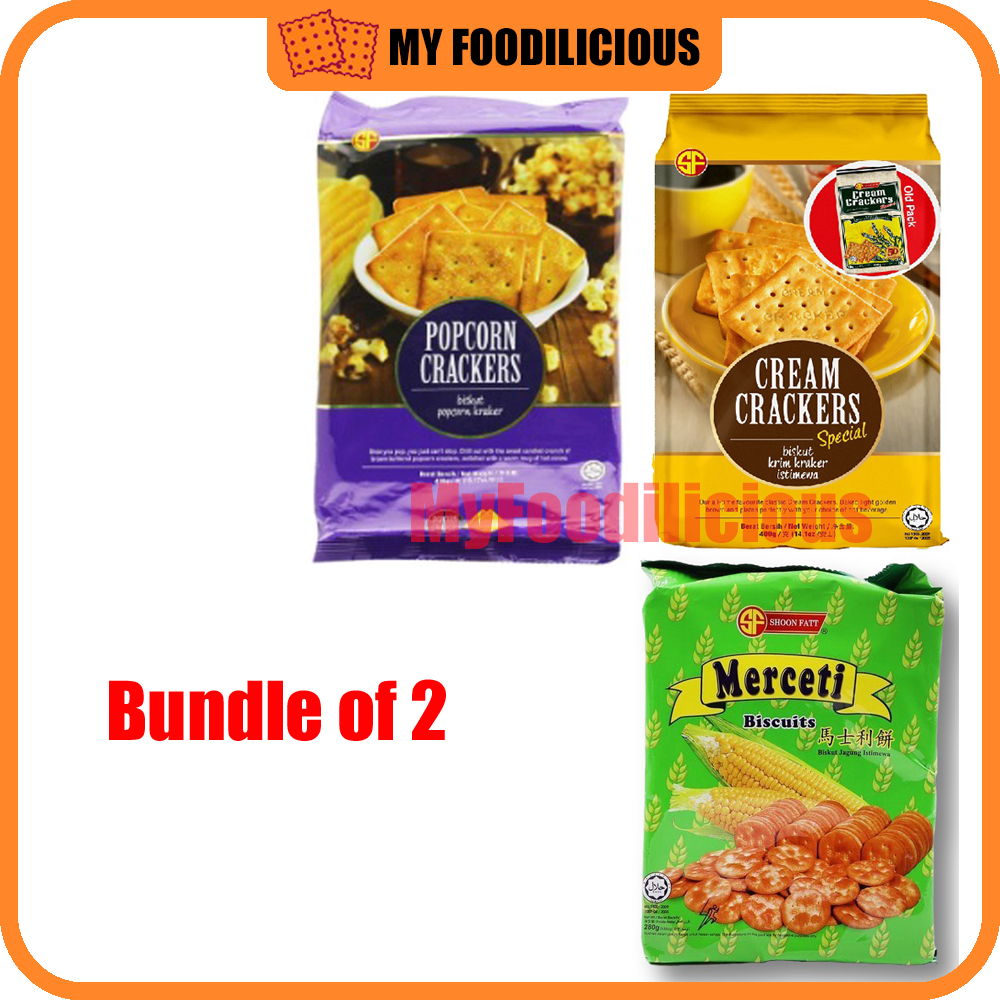 Shoon Fatt Popcorn/ Cream/ Merceti Cream Cracker Biscuit | Shopee Singapore