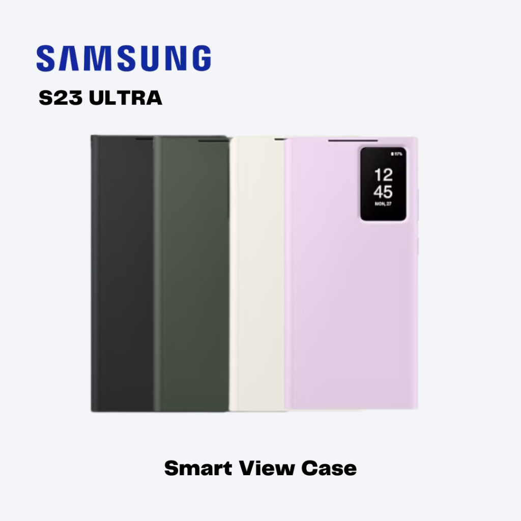 [Official Samsung SG] Galaxy S23 Ultra Smart View Wallet Case | Shopee ...