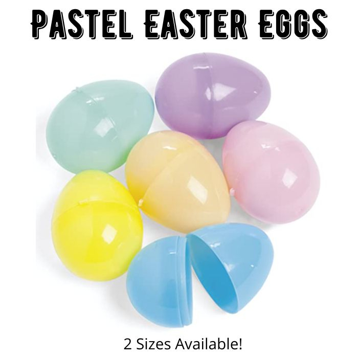 [SG Stock] Colorful Pastel Plastic Easter Eggs Treasure Hunt Fillable ...