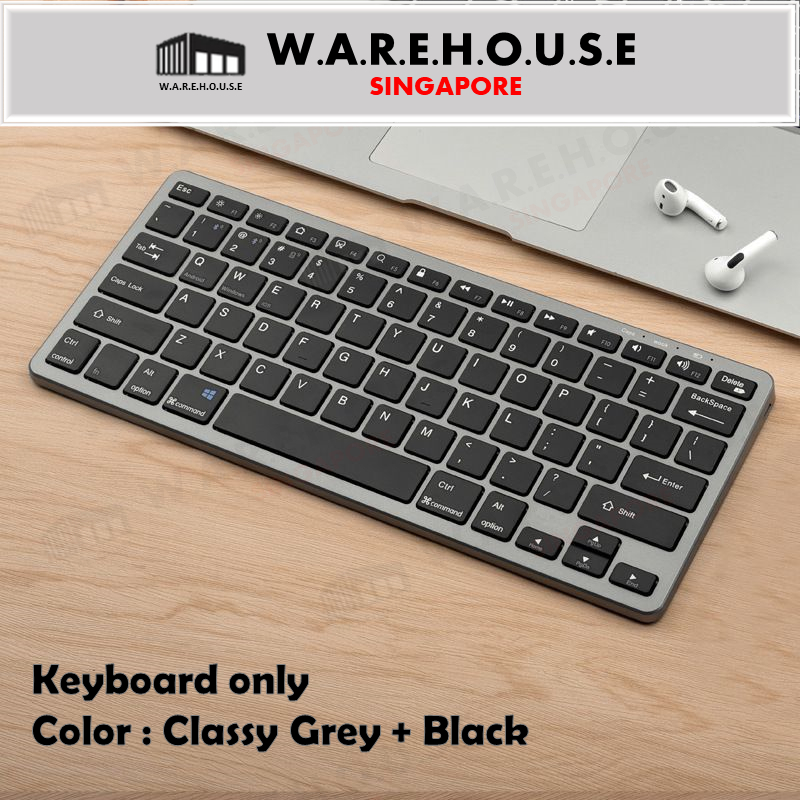 [warehouse] B033 Mini Folding Keyboard Bluetooth Wireless Touchpad Windows Android Ios Tablet
