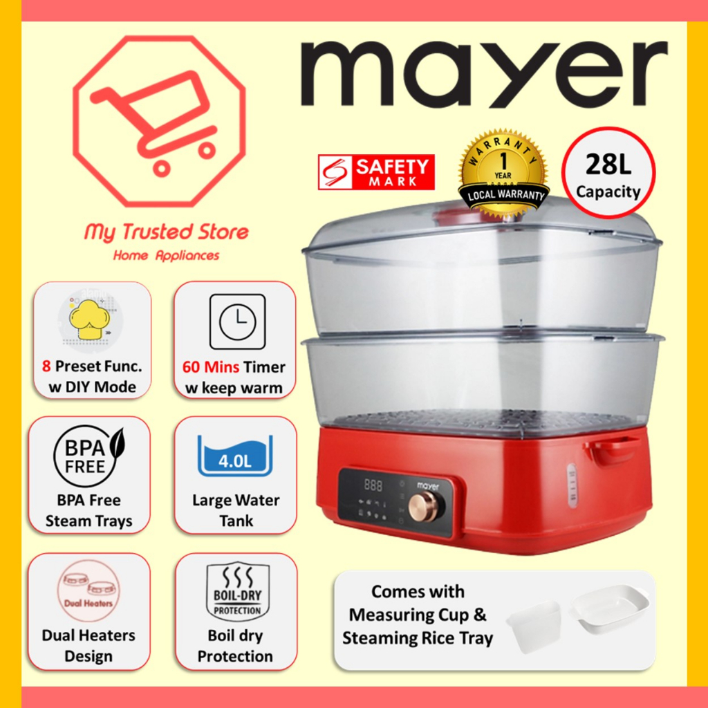 Mayer 28L Digital Food Steamer (MMFS280D) | Shopee Singapore