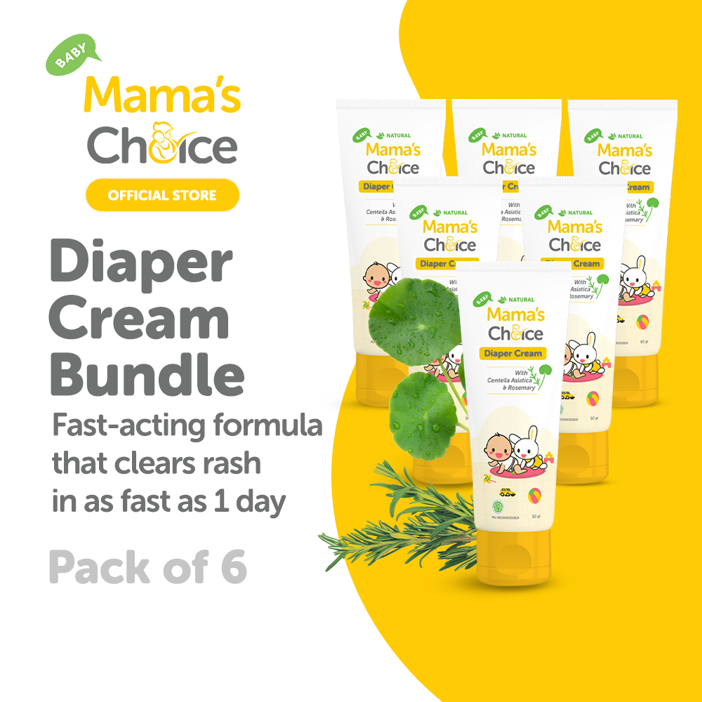 [Bundle of 6] Mama's Choice Baby Diaper Cream | Rapid Relief Diaper ...