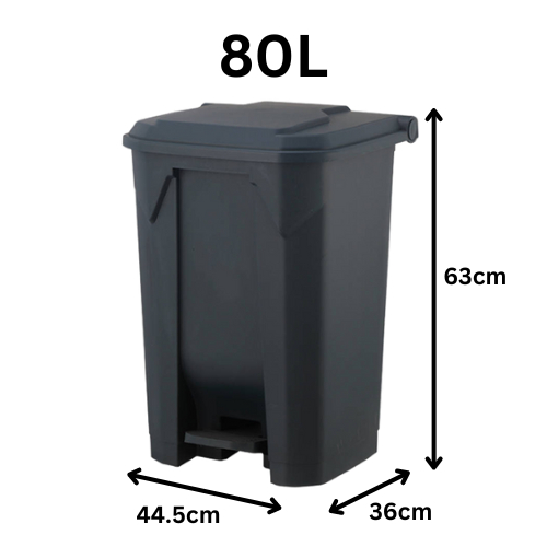 Large Dustbin Trash Can - Durable Garbage Bin for Home & Office, 30L ...
