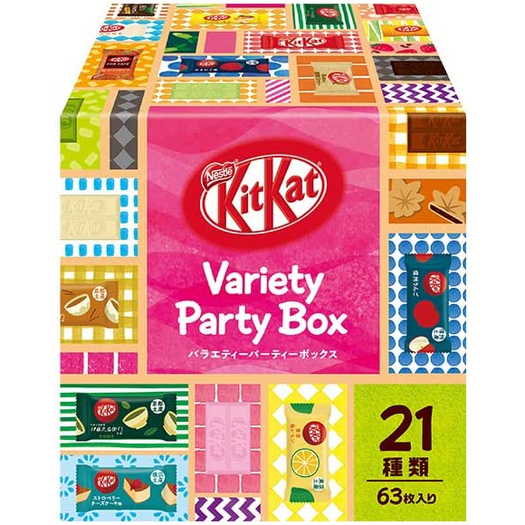 Nestle Japan Kit Kat Mini Variety Party Box 727.5g (21 kinds x 3 each ...