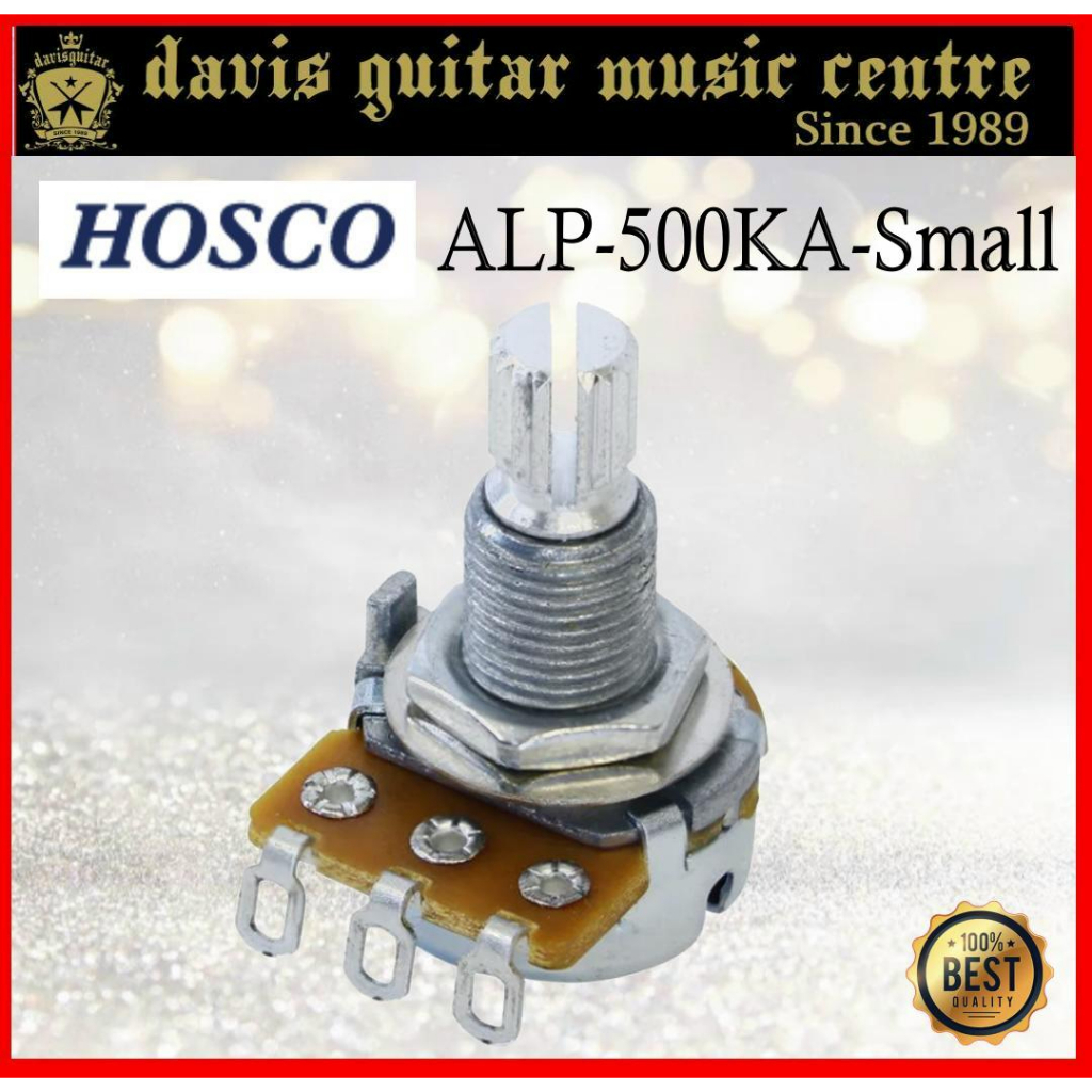Hosco Guitar Part Alpha Pot 500A Small | Shopee Singapore