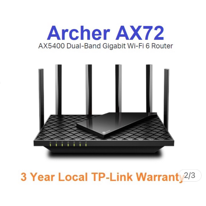 TP-Link Archer AX5400 Dual-Band Wi-Fi 6 Router (3-Years SG Warranty ...