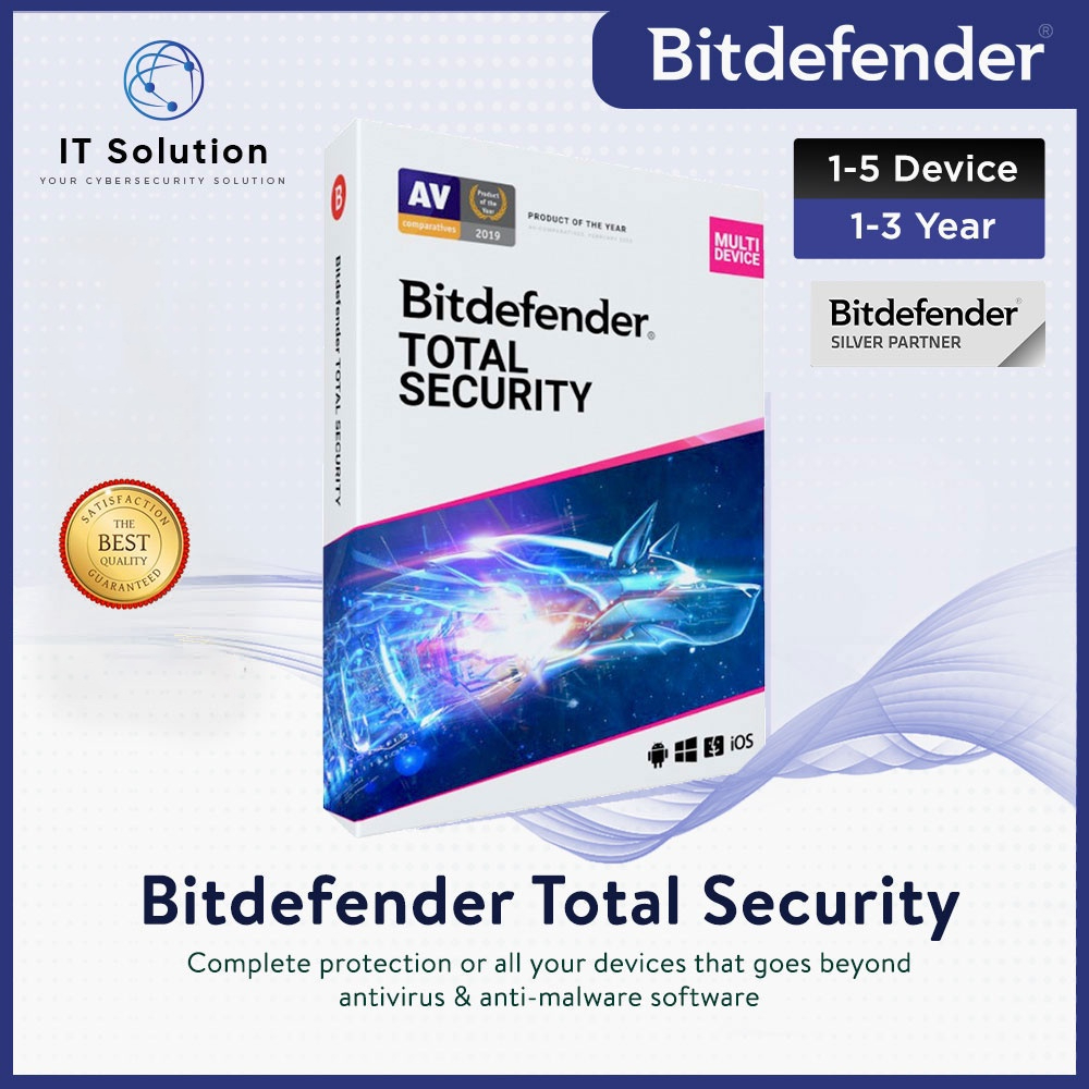 Genuine Bitdefender Internet Security & Total Security -- Latest ...