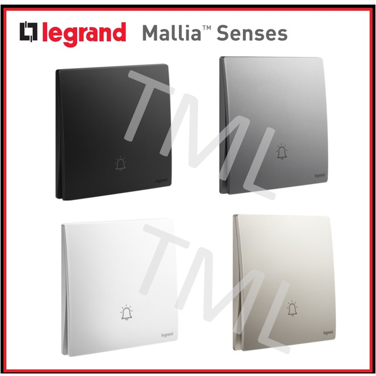 Legrand Mallia Senses Door Bell Switch TML | Shopee Singapore