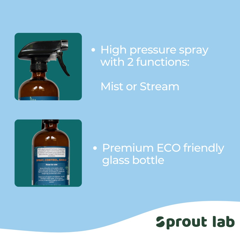 Sprout lab | SHIELD Natural Insecticide Spray | 3 in 1 - Insecticide ...