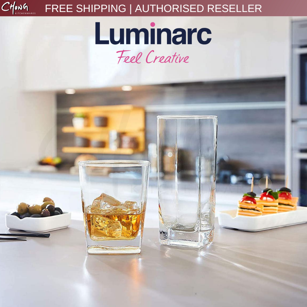Luminarc Sterling Highball Old Fashioned Glass, Set of 6's [ Cocktail ...