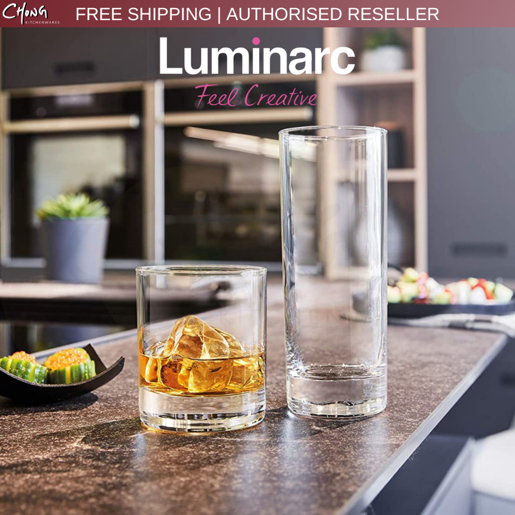 Luminarc Islande Highball Old Fashioned Glass, Set of 6's [ Cocktail ...