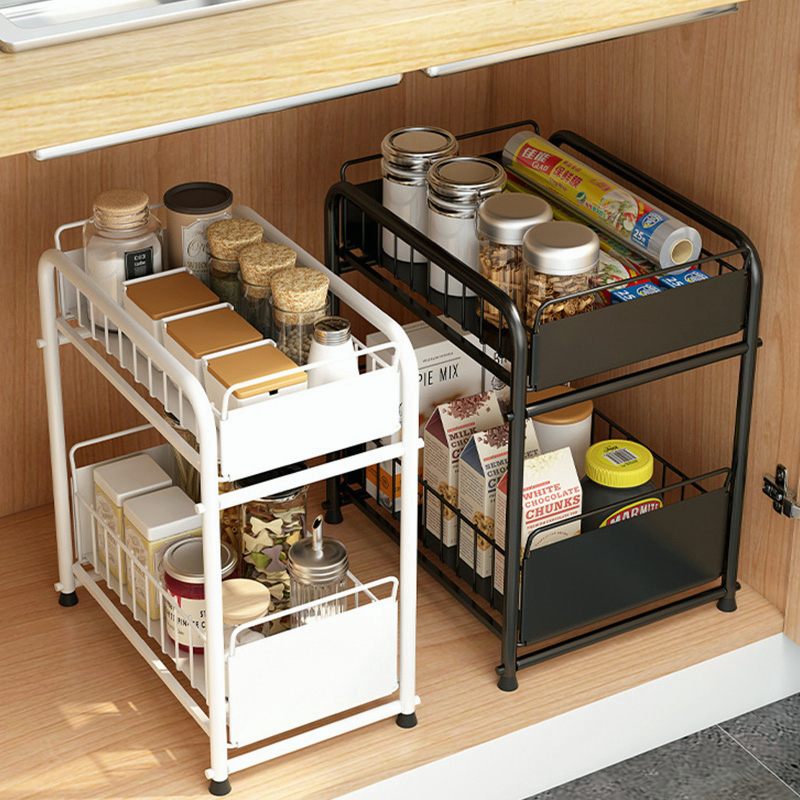 in stock sink rack kitchen storage rack household multi-cabinet drawer ...