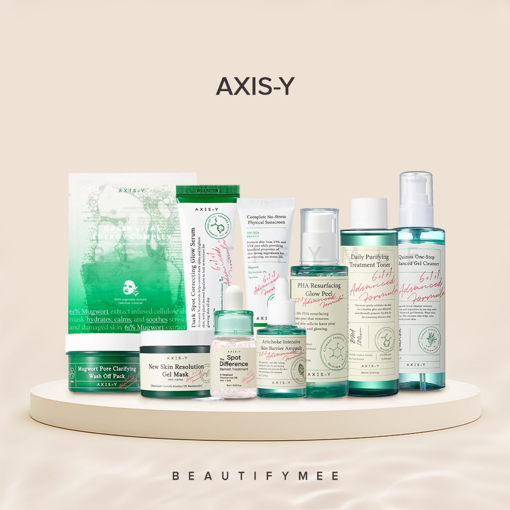 AXIS-Y Cleanser, Toner, Blemish, Dark Spot Glow Serum, Artichoke ...