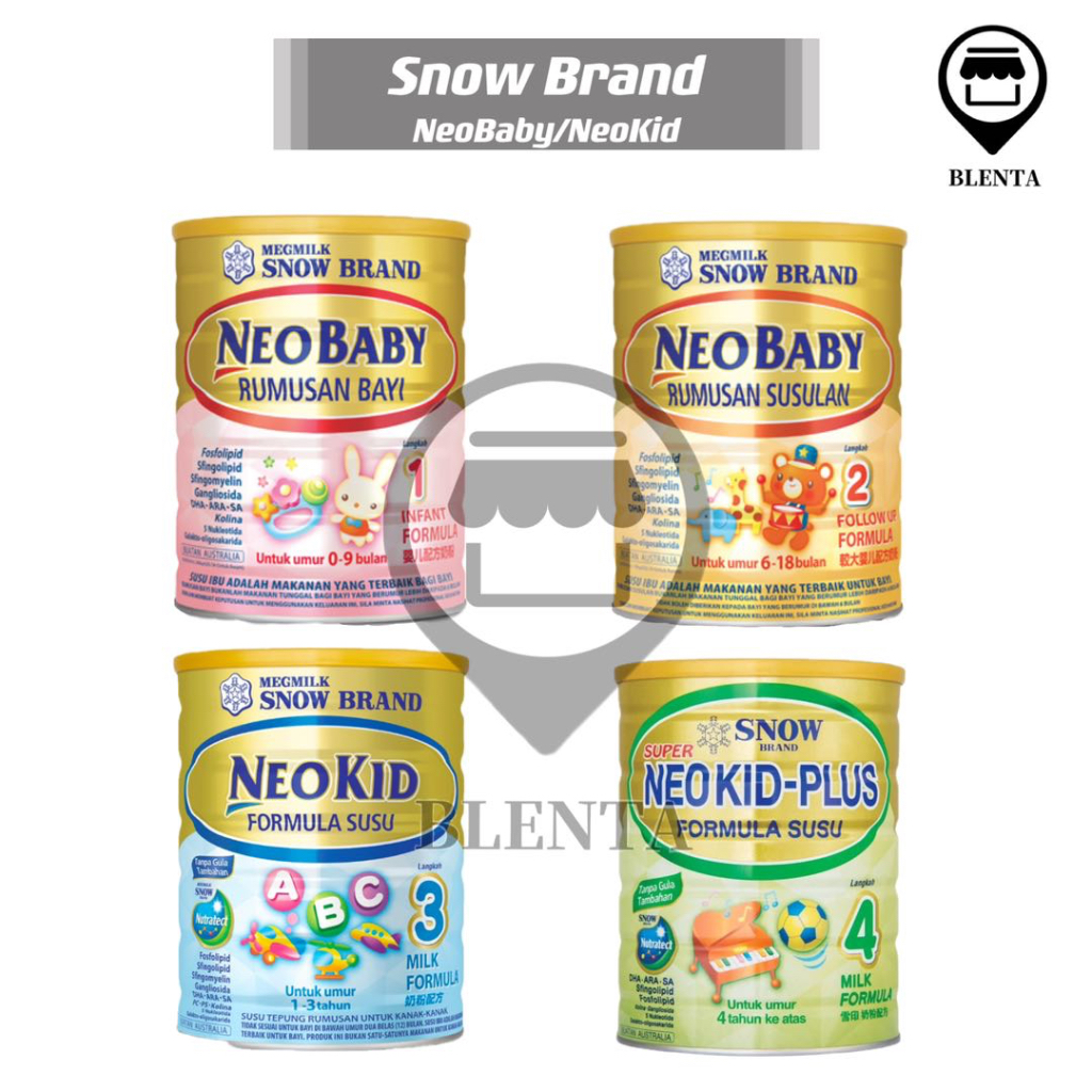 [Bundle of 2]Snow Brand NeoBaby Step 1-2/NeoKid Step 3-4 Baby Formula ...