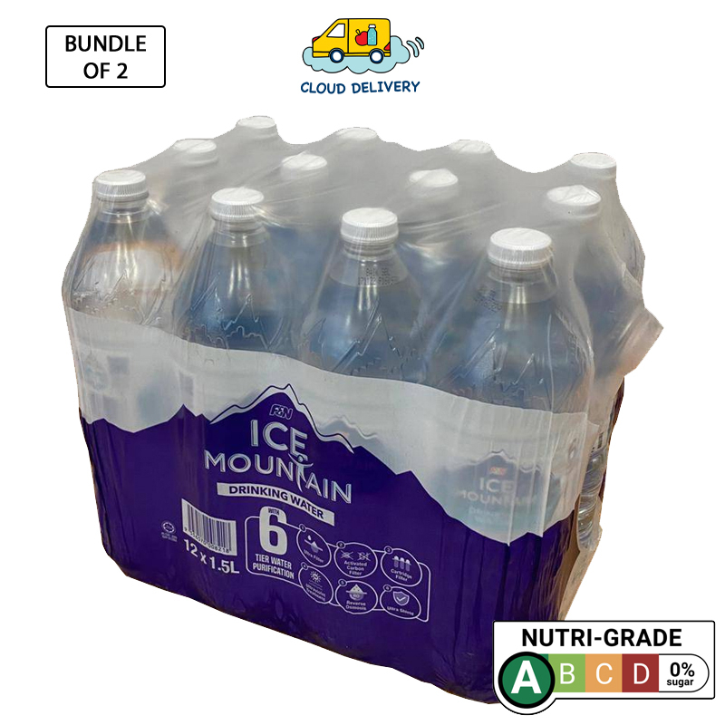[Bundle of 2] Ice Mountain Drinking Water (12 x 1.5L) | Shopee Singapore
