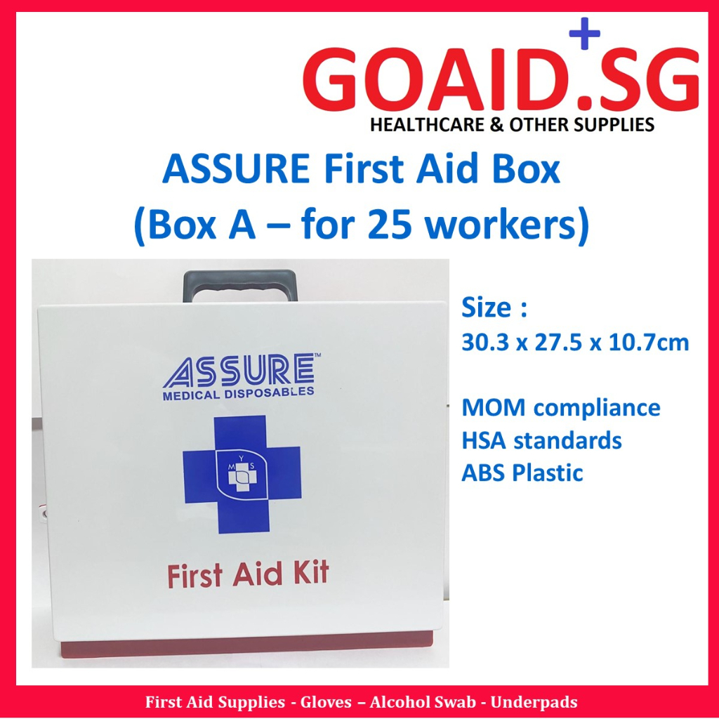 ASSURE First Aid Box (for 25 workers) | Shopee Singapore