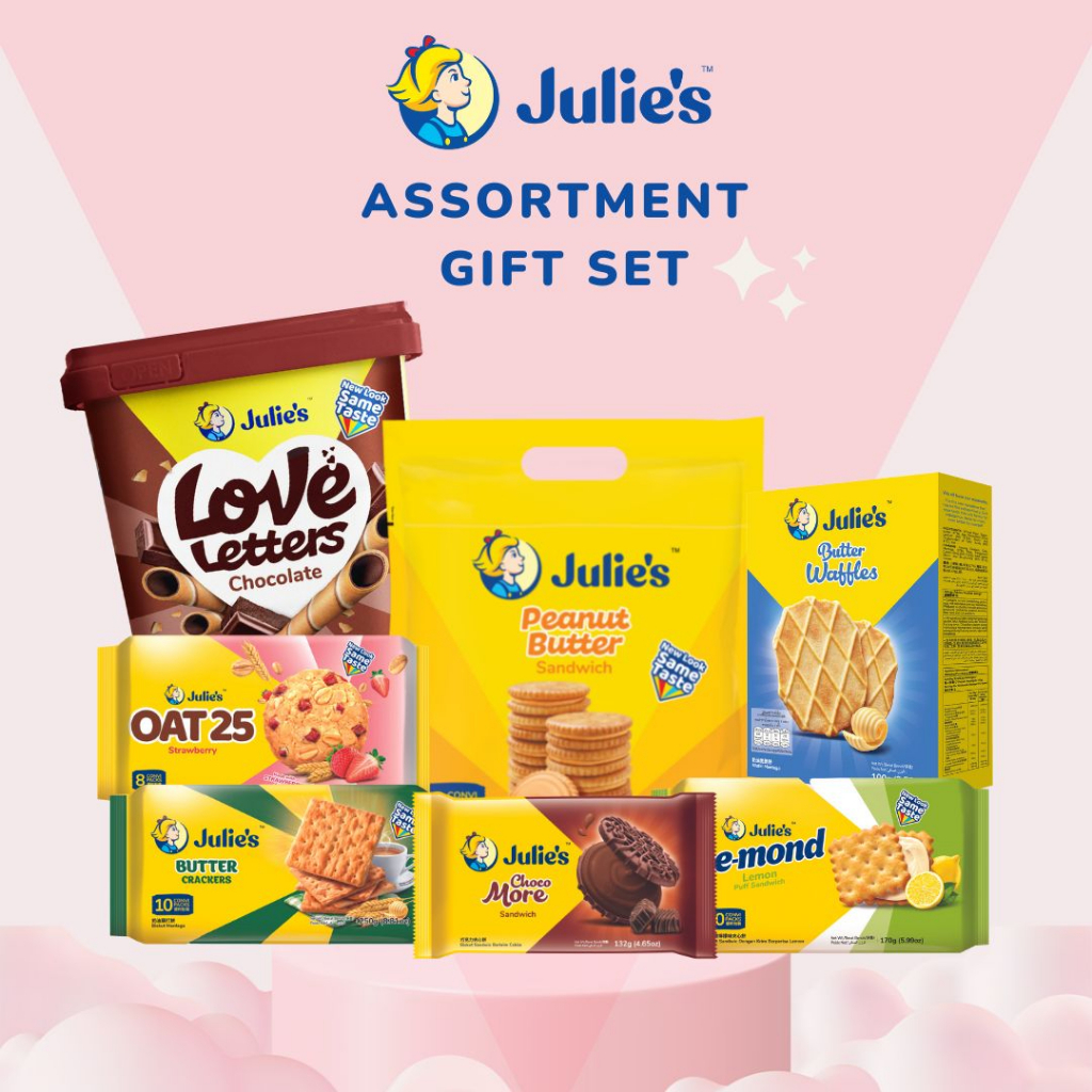 Julie's Love Letter Chocolate / Strawberry / Vanilla Festive Biscuit ...
