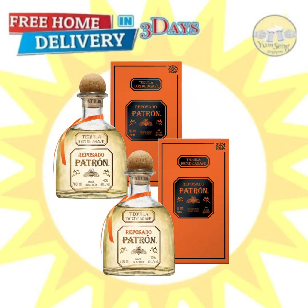 Patron Reposado Tequila 750ml (with box) (Bundle of 2) | Shopee Singapore