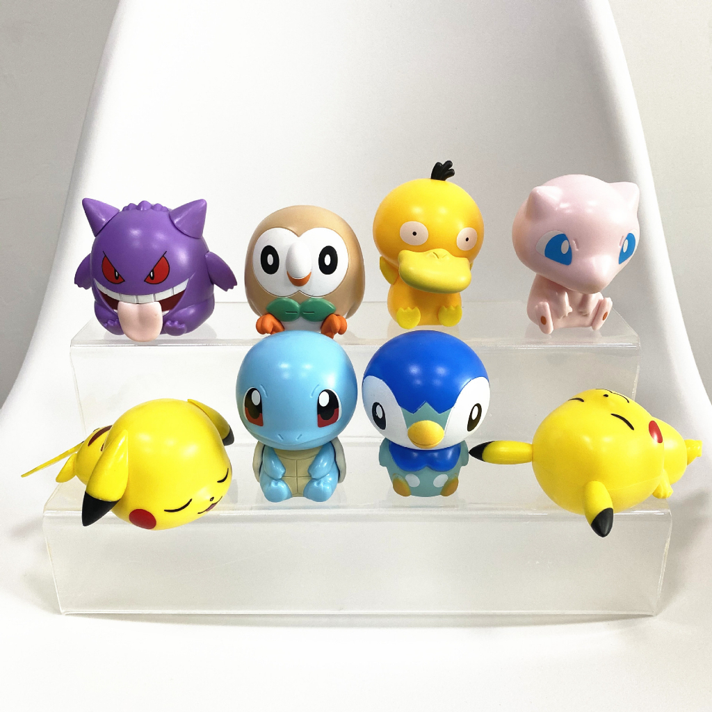 Gengar / Rowlet / Psyduck / Mew / Pikachu / Squirtle / Piplup Figurines ...