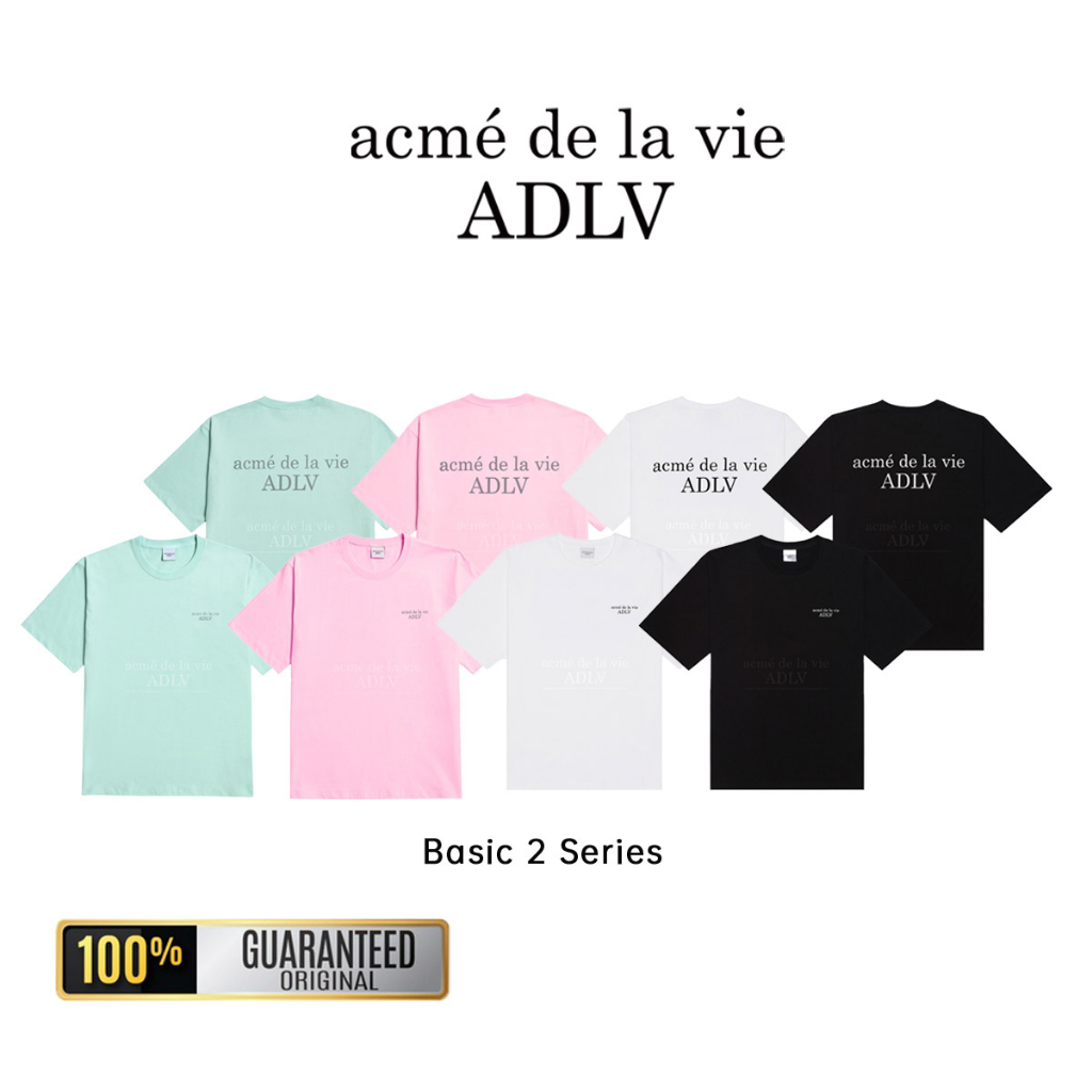 [100% Authentic] ADLV Acme De La Vie Basic Short Sleeve T-Shirt Black ...