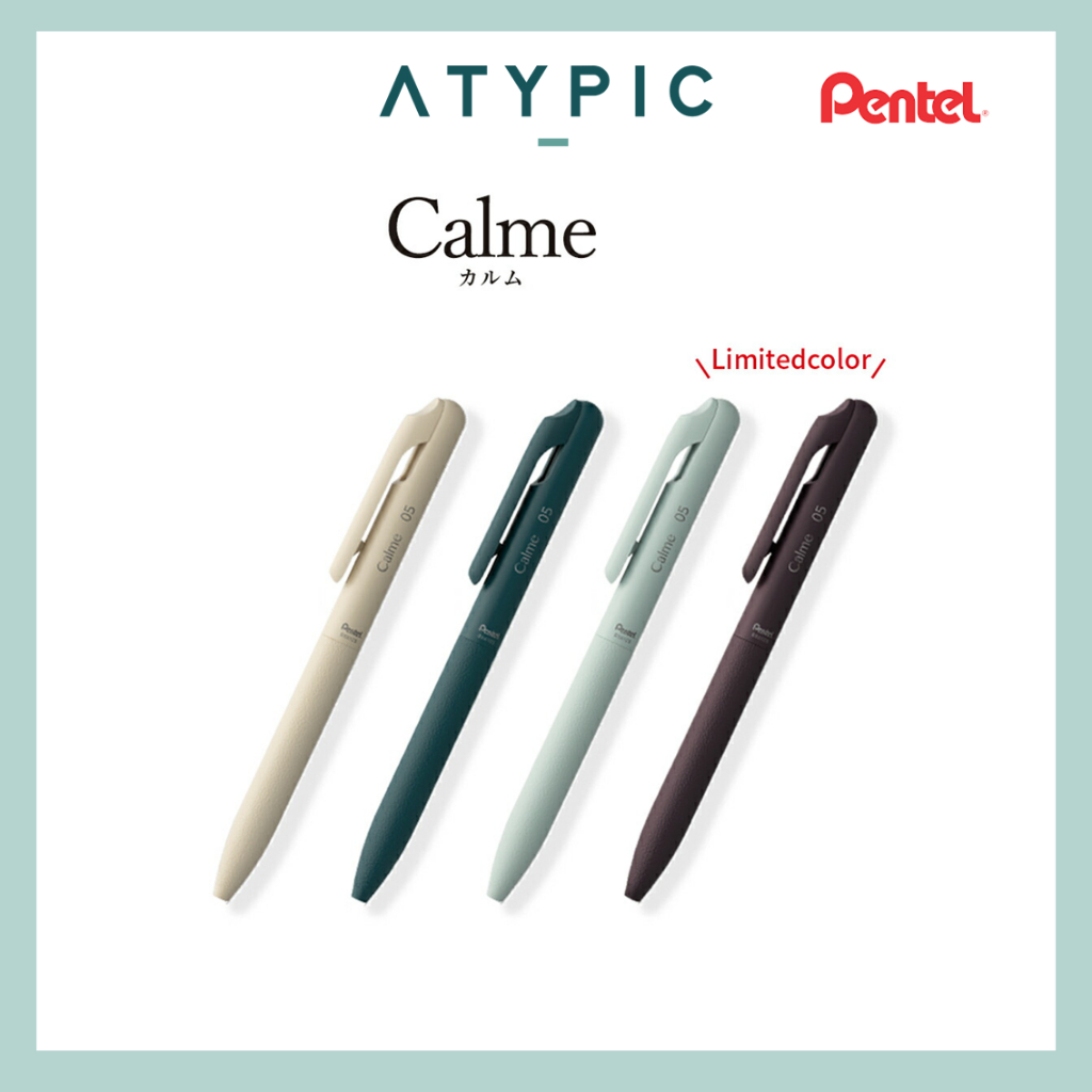 Pentel Calme Monochromatic Ballpoint Pen Black Ink (0.5mm/0.7mm) (2022 ...