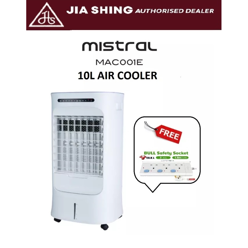Mistral 10L Air Cooler MAC001E (free 3 way socket) | Shopee Singapore