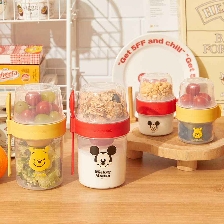 LocknLock X Disney Winnie the Pooh / Mickey Mouse - Two Way Container ...
