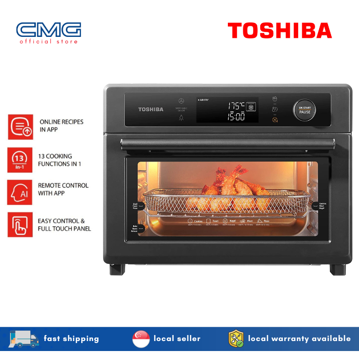 Toshiba 25L Air Fry Oven Remote Control with TSmartLife APP | TL2 ...