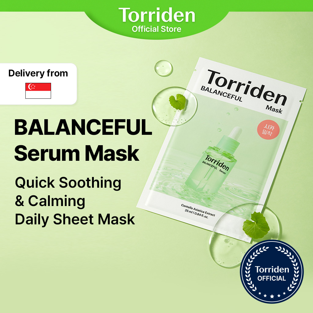 [Torriden Official] BALANCEFUL Cica Sheet Mask for skin Soothing and ...