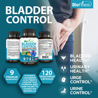 Biofinest Bladder Control Supplement - Saw Palmetto Cranberry Pumpkin ...