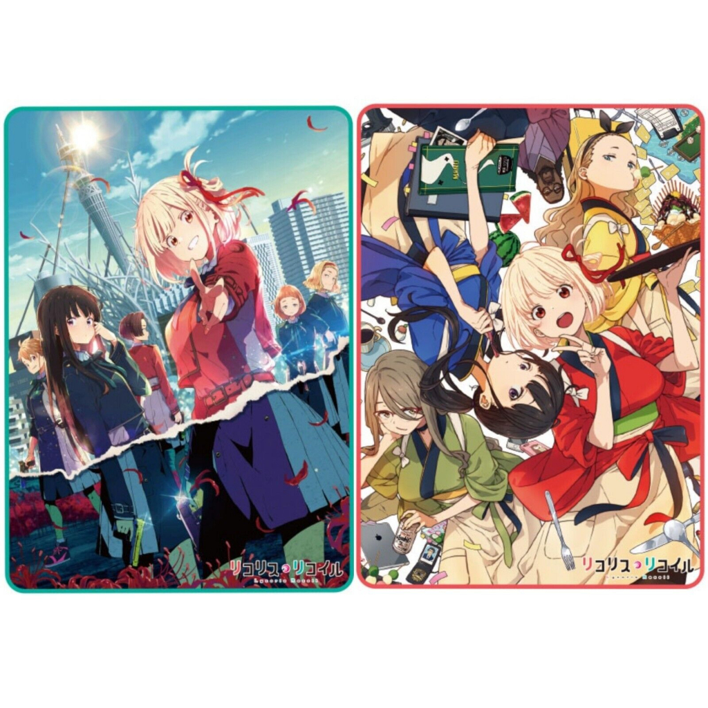 Lycoris Recoil Throw Blanket Lot of 2 Takina Inoue, Mizuki Nakahara ...