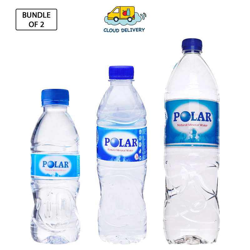 [Bundle of 2] Polar Natural Mineral Water (330ml / 600ml / 1.5L ...