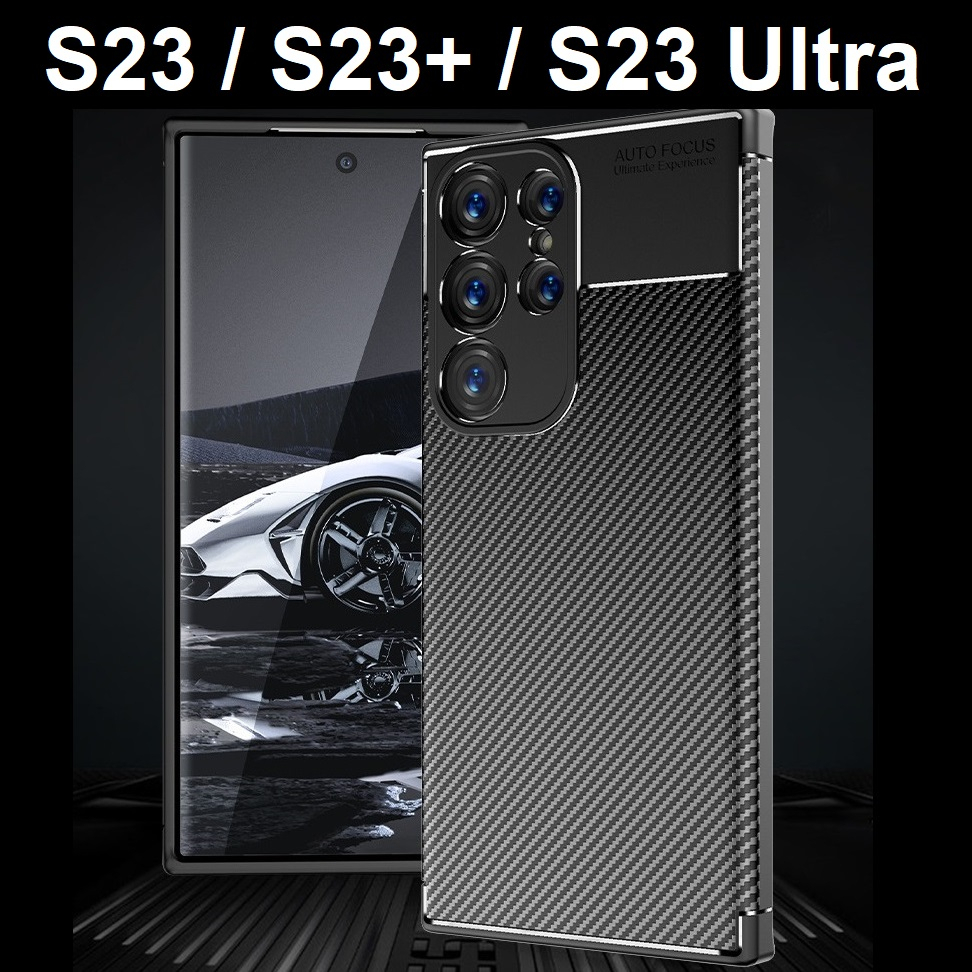 Samsung Galaxy S23 / S23 Plus / S23+ / S23 Ultra Rugged Matte Carbon ...