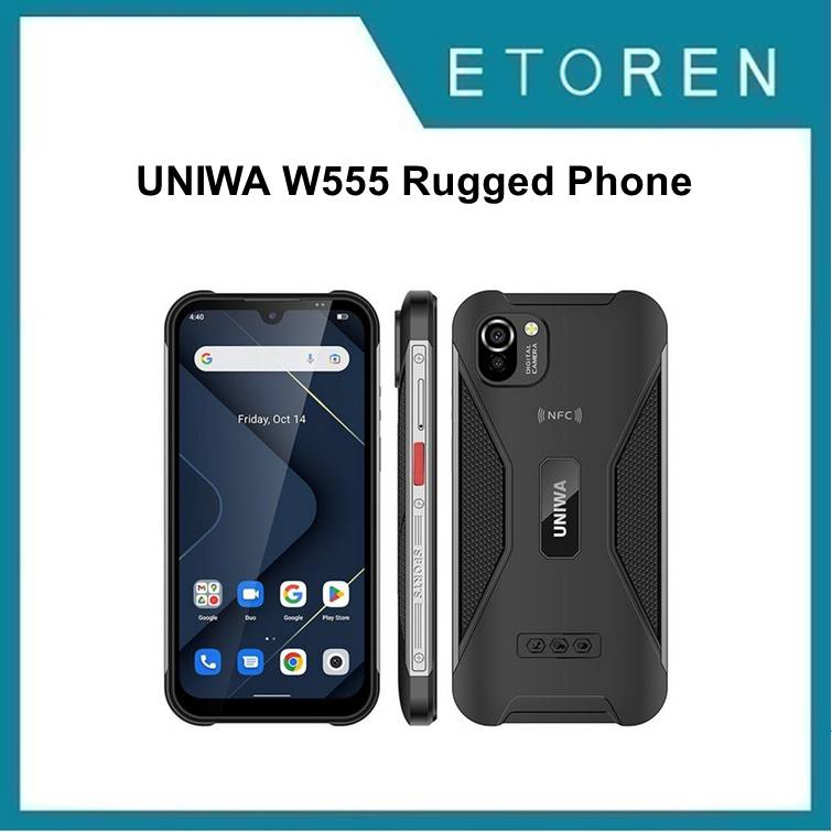 UNIWA W555 Rugged Phone Dual Sim 32GB Black (3GB RAM) | Shopee Singapore