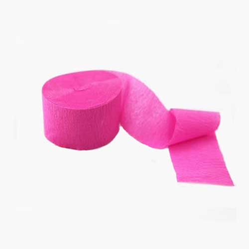 [SG SELLER] Hot Pink Crepe Paper Party Streamer Party Backdrop ...