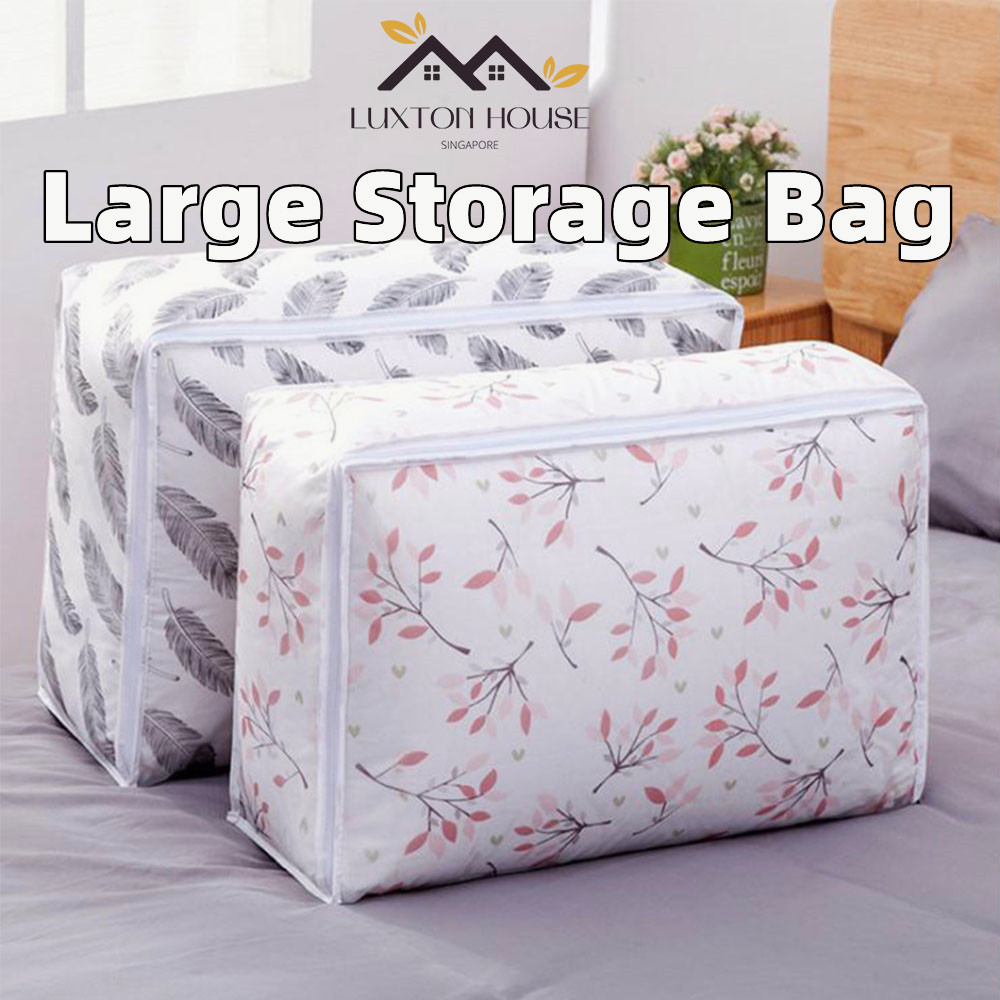 {SG} 57×40cm Big Storage Bag Foldable Storage Bag Large Storage Bag ...