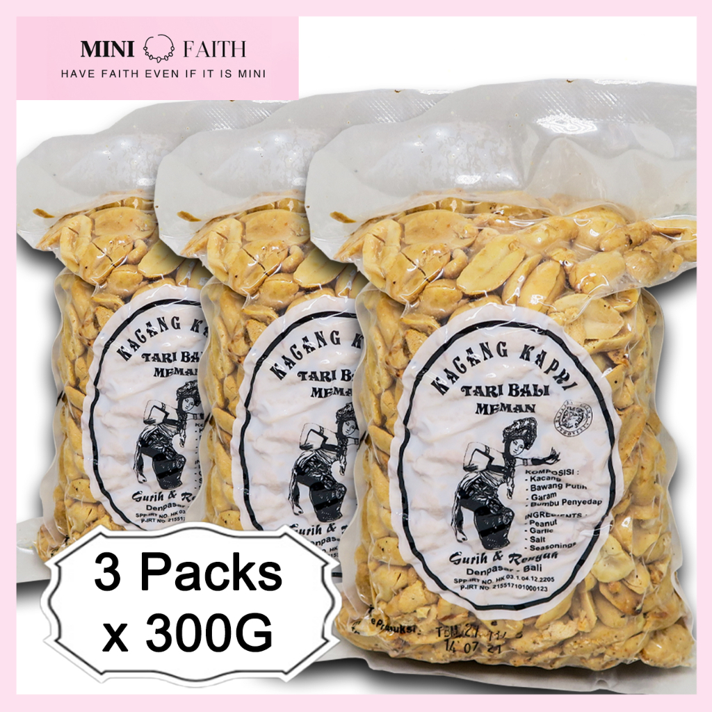 Roasted Bali Peanuts (choice of 3 packs or 1 pack) | Shopee Singapore