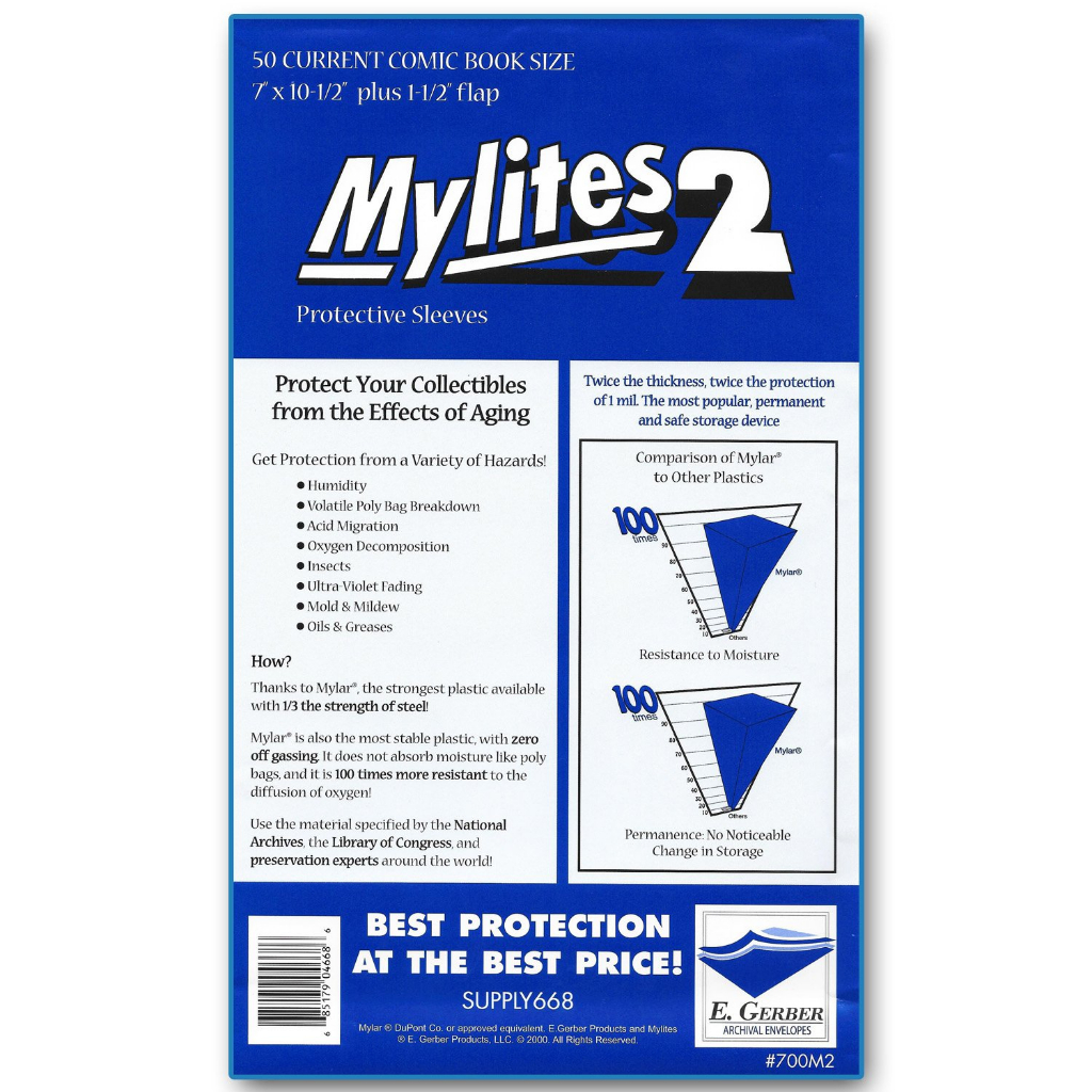 E Gerber Current Comic Mylites2 Bags (Pack of 50pcs) | Shopee Singapore