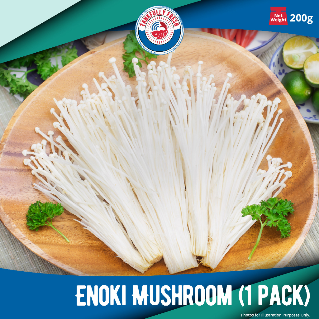 Heartland Enoki Mushroom 金针菇 (1 pack) | Shopee Singapore